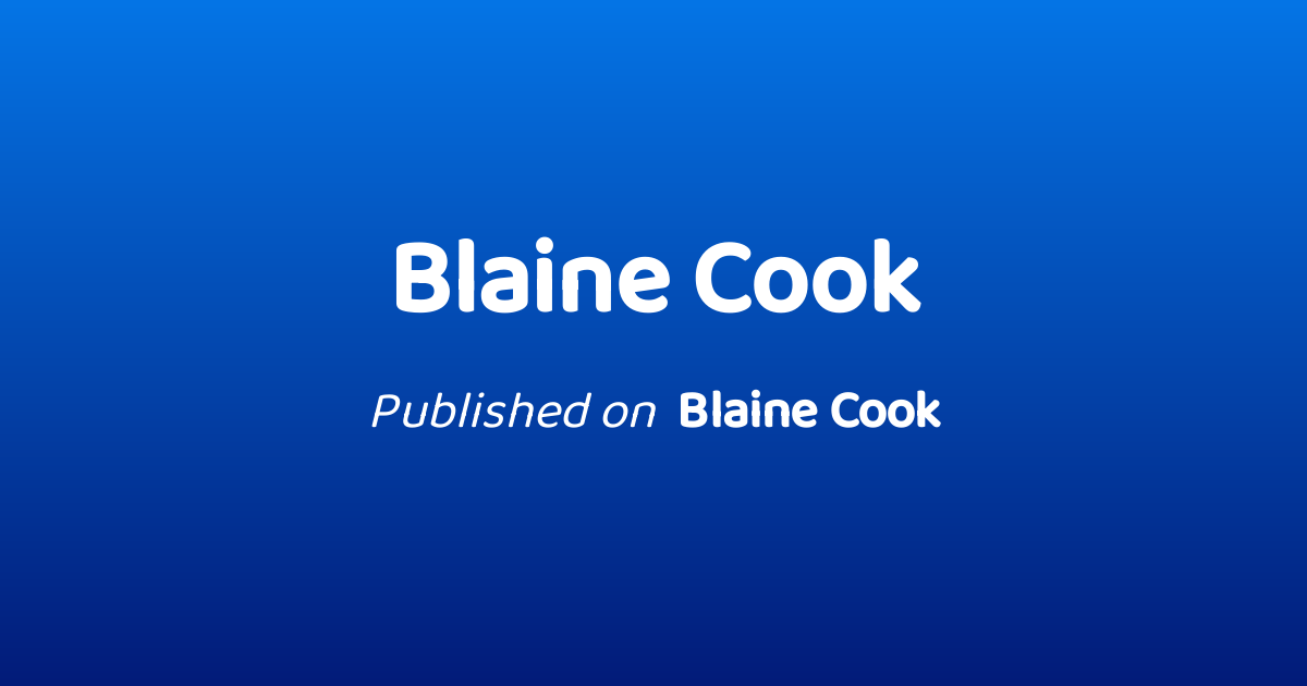 Blaine Cook